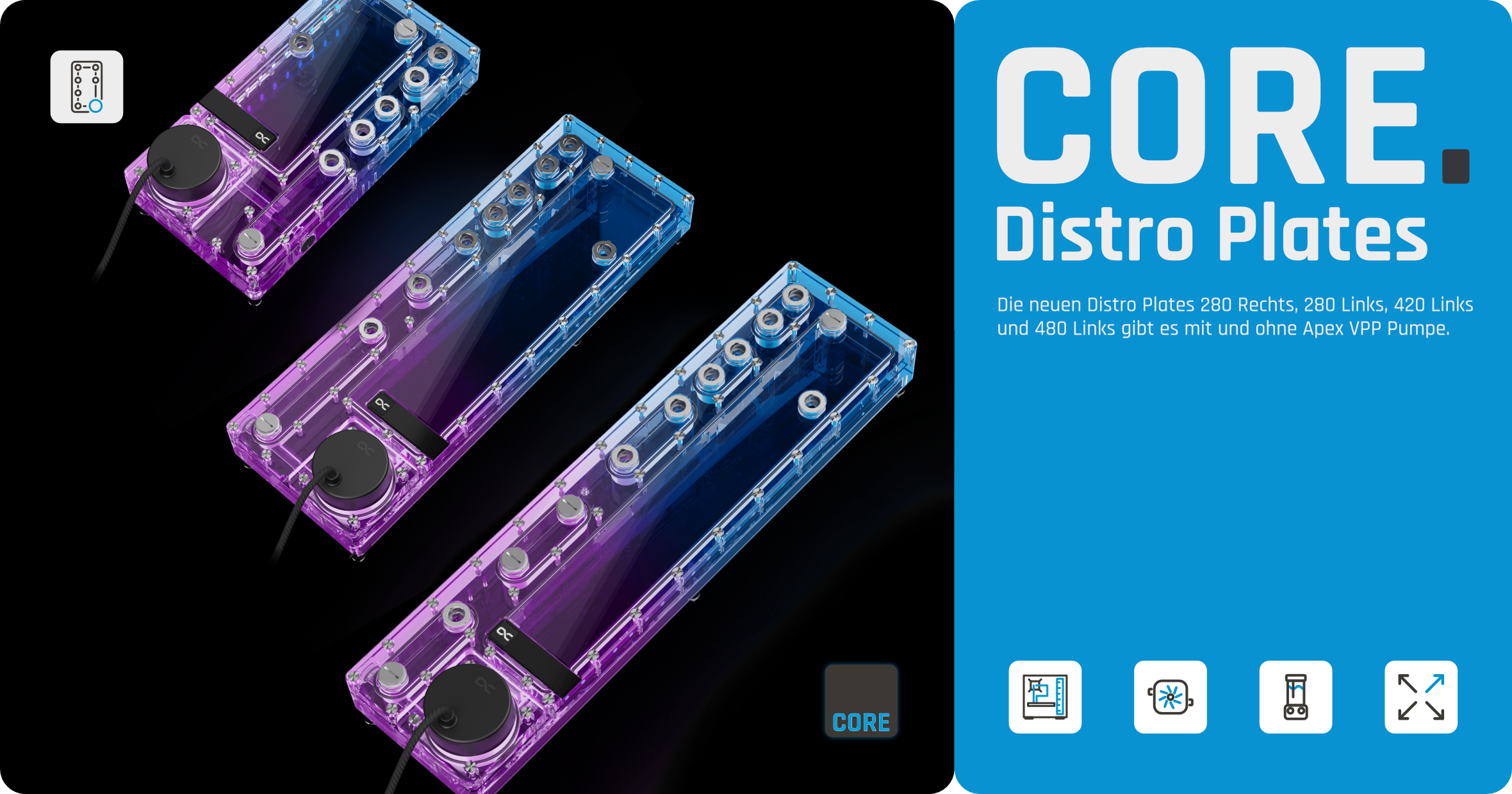 Alphacool präsentiert neue Core Distro Plates - MYC Media - hardware ...