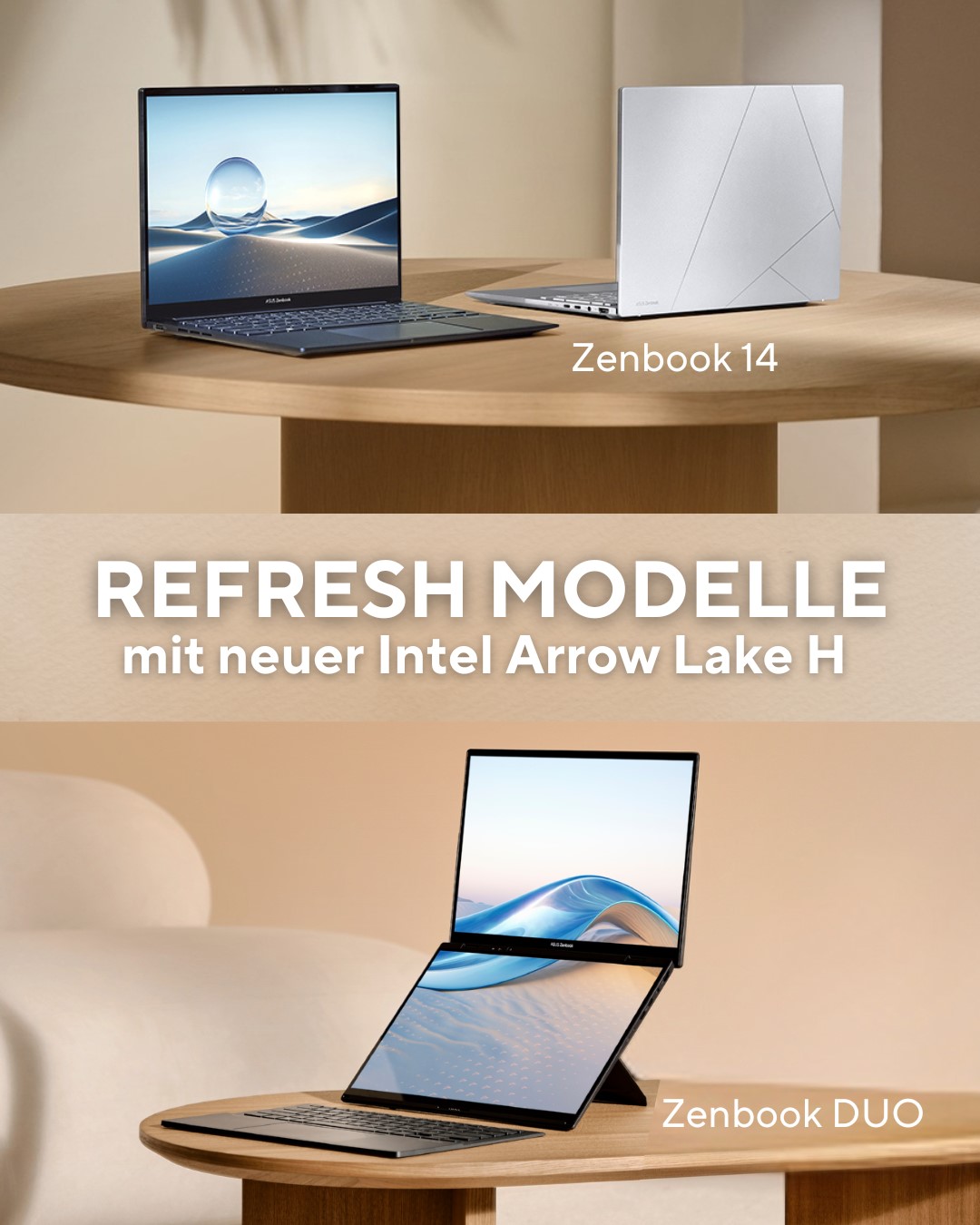 ASUS bringt zwei neue Notebooks auf Basis von Intel Arrow Lake H auf ...