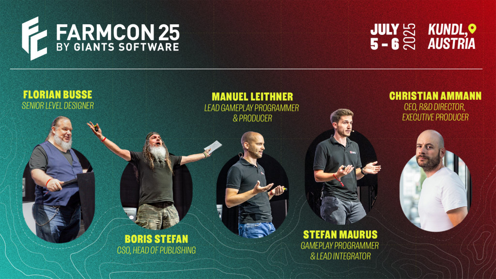 FarmCon 25: GIANTS Software zeigt LS25-Erweiterung + Hands-on mit Project Motor Racing - MYC ...